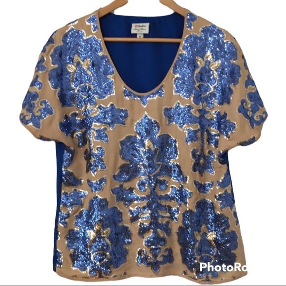 Tracy Reese | Tops | Tracy Reese New York Target Sequin Top M | Poshmark